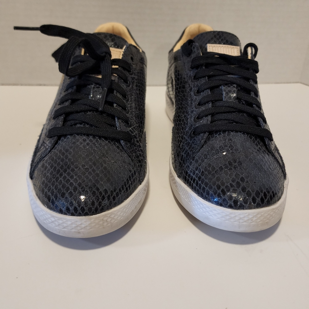 Puma Black Snake Skin Match Sneakers - Gem
